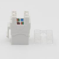 China 700v UTP Cat 5e Rj45 Insert 180 Degree 8P8C Shielded Keystone Jack for sale