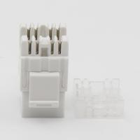China 700v UTP Cat 5e Rj45 Insert 180 Degree 8P8C Shielded Keystone Jack for sale
