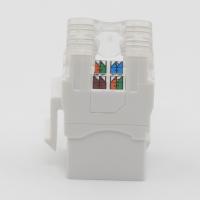 China 700v UTP Cat 5e Rj45 Insert 180 Degree 8P8C Shielded Keystone Jack for sale