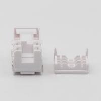 China Lucent Ethernet Keystone Jack White RJ45 8P8C Cat5e Utp 180 Degree for sale