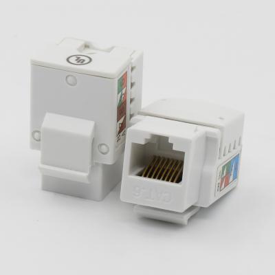 China UL 90 Cat6 Keystone Jack 8p8c Ethernet Wall Punch Down rj45 for sale
