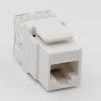 China RJ45 180 Degree Cat5e Ethernet Jack , UTP Keystone Network Jack for sale