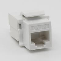 China 90 Degree Cat6 Keystone Jack UTP 8p8c Toolless RJ45 PC for sale