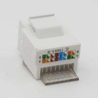 China 90 Degree Cat6 Keystone Jack UTP 8p8c Toolless RJ45 PC for sale