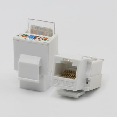 China 90 Degree Cat6 Keystone Jack UTP 8p8c Toolless RJ45 PC for sale