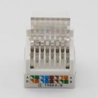 China 90 Degree Cat6 Keystone Jack UTP 8p8c Toolless RJ45 PC for sale