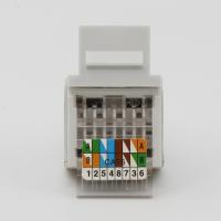 China 90 Degree Cat6 Keystone Jack UTP 8p8c Toolless RJ45 PC for sale