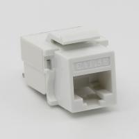 China 90 Degree Ethernet Keystone Jack PC UTP , 8P8C Cat5e Rj45 Keystone Jack for sale