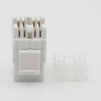 China White Rj45 Keystone Utp Cat6 180 Degree Coupler 8p8c for sale