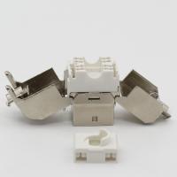 China RJ45 STP Cat6 Keystone Jack Coupler , 8p8c Ethernet Cable Keystone Jack for sale