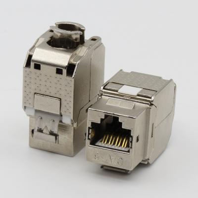 China RJ45 STP Cat6 Keystone Jack Coupler , 8p8c Ethernet Cable Keystone Jack for sale