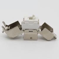 China RJ45 STP Cat6 Keystone Jack Coupler , 8p8c Ethernet Cable Keystone Jack for sale