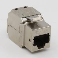 China RJ45 STP Cat6 Keystone Jack Coupler , 8p8c Ethernet Cable Keystone Jack for sale
