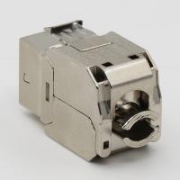 China RJ45 STP Cat6 Keystone Jack Coupler , 8p8c Ethernet Cable Keystone Jack for sale