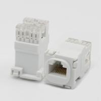 China White Cat6 Rj45 Keystone Jack Inline Coupler UTP 8P8C Connector for sale