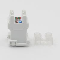 China White Cat6 Rj45 Keystone Jack Inline Coupler UTP 8P8C Connector for sale