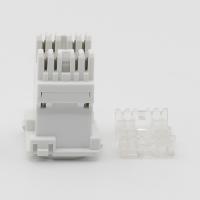 China White Cat6 Rj45 Keystone Jack Inline Coupler UTP 8P8C Connector for sale