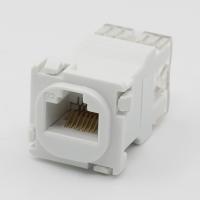 China White Cat6 Rj45 Keystone Jack Inline Coupler UTP 8P8C Connector for sale