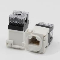 China PC UTP Cat6 Keystone Jack Australia Type RJ45 8P8C 180 Degree White Black for sale