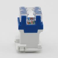 China Cat6 RJ45 Keystone Jack 8P8C 180 Degree UTP Australia Type for Wall Plate Patch Panel for sale