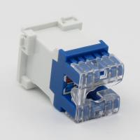 China Cat6 RJ45 Keystone Jack 8P8C 180 Degree UTP Australia Type for Wall Plate Patch Panel for sale