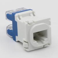 China Cat6 RJ45 Keystone Jack 8P8C 180 Degree UTP Australia Type for Wall Plate Patch Panel for sale