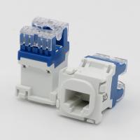 China UTP Rj45 Socket Cat6 Keystone Jack 180 Degree Australia Punch Down for sale