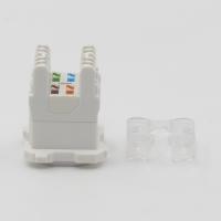 China Australia RJ45 Cat6 UTP Keystone Jack 8P8C 180 Degree White for sale