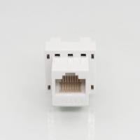 China White Cat5E Keystone Jack 8p8c 90 Degree Rj45 Connector for sale