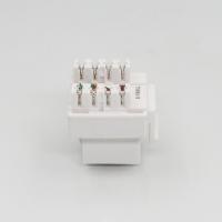 China White Cat5E Keystone Jack 8p8c 90 Degree Rj45 Connector for sale