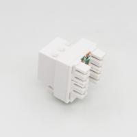 China White Cat5E Keystone Jack 8p8c 90 Degree Rj45 Connector for sale
