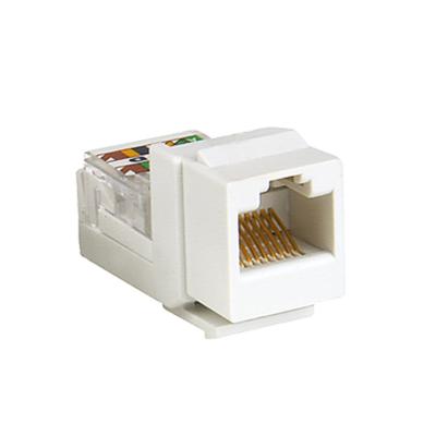 China 6-50u Network Keystone Jack , 8p8c Cat5e Rj45 Toolless Keystone Jack for sale