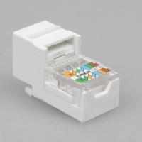 China 6-50u Network Keystone Jack , 8p8c Cat5e Rj45 Toolless Keystone Jack for sale