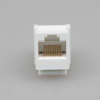China 6-50u Network Keystone Jack , 8p8c Cat5e Rj45 Toolless Keystone Jack for sale