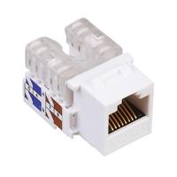 China RJ45 Cat5e UTP Keystone Jack 8p8c , 90 Degree Ethernet Keystone Jacks for sale