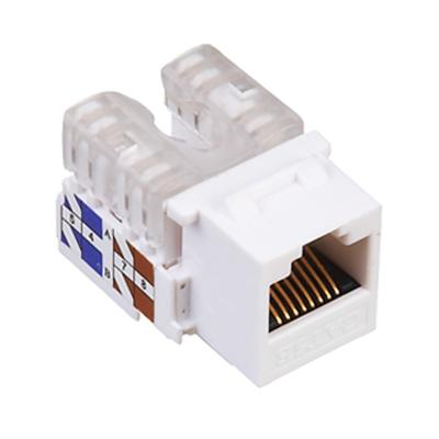 China RJ45 Cat5e UTP Keystone Jack 8p8c , 90 Degree Ethernet Keystone Jacks for sale
