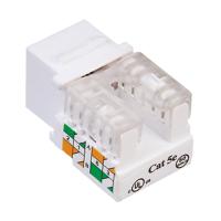 China RJ45 Cat5e UTP Keystone Jack 8p8c , 90 Degree Ethernet Keystone Jacks for sale