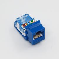 China AMP Cat5E Keystone Jack Transparent UTP Rj45 Connector for sale