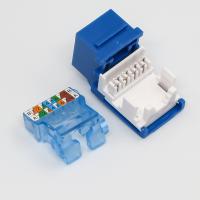 China AMP Cat5E Keystone Jack Transparent UTP Rj45 Connector for sale