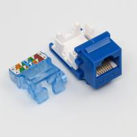China AMP Cat5E Keystone Jack Transparent UTP Rj45 Connector for sale