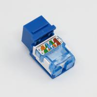 China AMP Cat5E Keystone Jack Transparent UTP Rj45 Connector for sale
