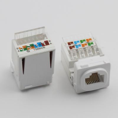China 6-50u Cat5E Keystone Jack 8p8c Australia Cat 5e Rj45 Insert for sale