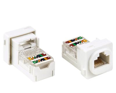 China 90 PC Cat5E Keystone Jack 8p8c Coupler 90 Australian Type Rj45 for sale