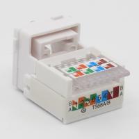 China Toolless Dust Proof Cat5e RJ45 Keystone Jack Modular Network 8P8C 125V 1.5A for sale
