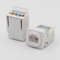 China Toolless Dust Proof Cat5e RJ45 Keystone Jack Modular Network 8P8C 125V 1.5A for sale