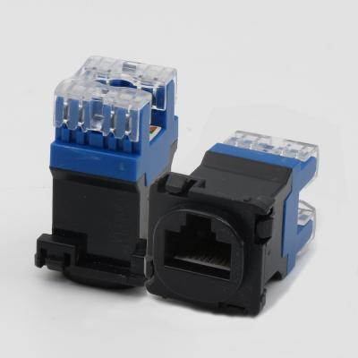 China Blue Cat5E Keystone Jack 180 Degree Australian Type 8p8c UTP for sale