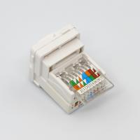China Australian PC Rj45 Toolless Keystone Jack , 8p8c Category 5e Jack for sale