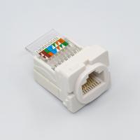 China Australian PC Rj45 Toolless Keystone Jack , 8p8c Category 5e Jack for sale