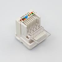 China Australian PC Rj45 Toolless Keystone Jack , 8p8c Category 5e Jack for sale