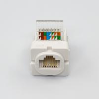 China Australian PC Rj45 Toolless Keystone Jack , 8p8c Category 5e Jack for sale